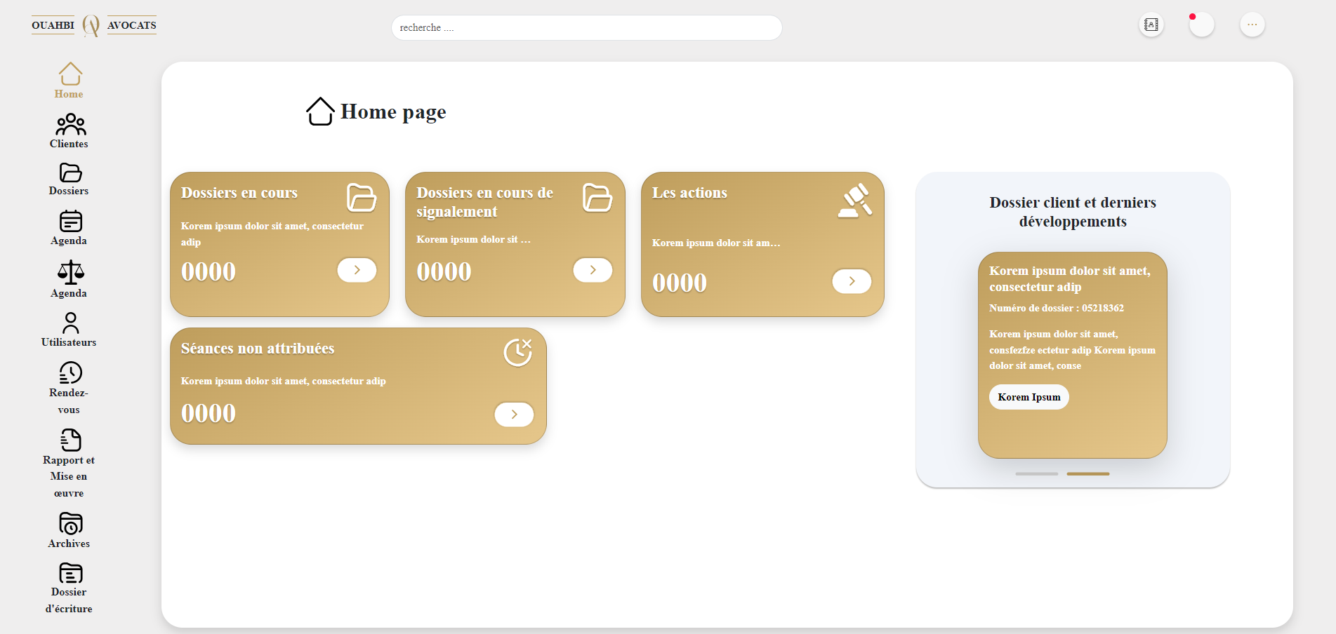 Responsive website food